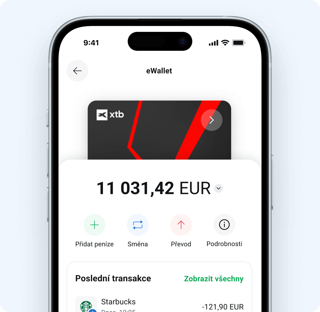 eWallet: Pohodlný přístup k Vašim penězům | XTB