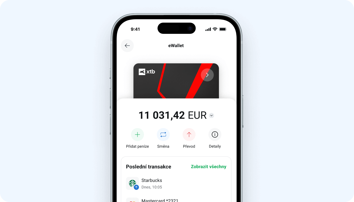 eWallet: Pohodlný přístup k Vašim penězům | XTB