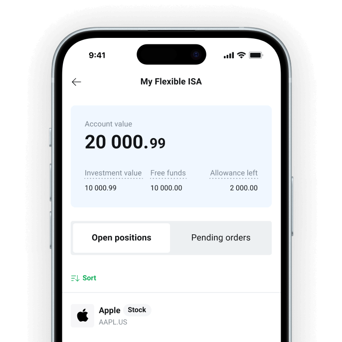 ISA - Individual Savings Account | XTB