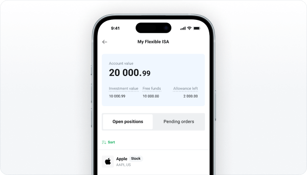 ISA - Individual Savings Account | XTB