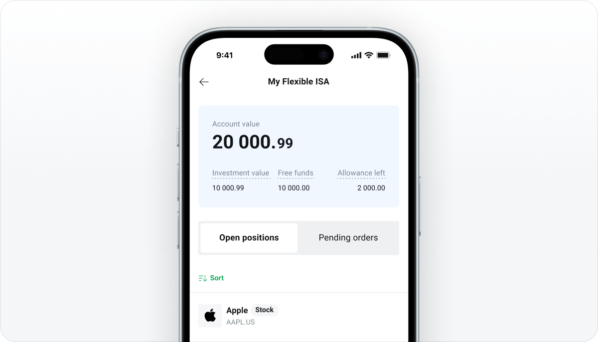ISA - Individual Savings Account | XTB