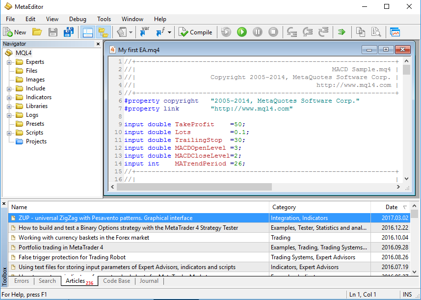 Sistemas Automaticos Y Programacion En Mql4 Xtb 